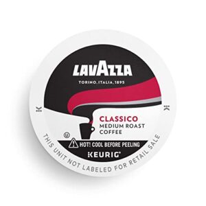 lavazza classico single-serve coffee k-cups for keurig brewer, medium roast, 88 capsules value pack, 1