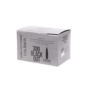 Caliber Coffee 300 Black Out Extra Dark Roast, 12 Count Pod