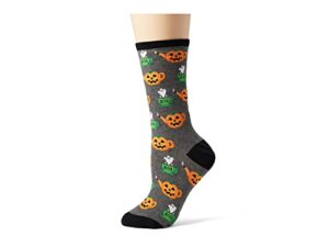 socksmith pumpkin spice tea charcoal heather 9-11 (women’s shoe sizes 5-10.5)