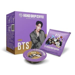 bts hand drip coffee ethiopia yegachev 10g x 7ea / hand drip bag coffee (jung kook)