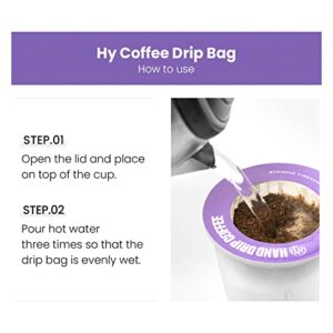 BTS Hand Drip Coffee Ethiopia Yegachev 10g x 7ea / Hand Drip Bag Coffee (Jung Kook)