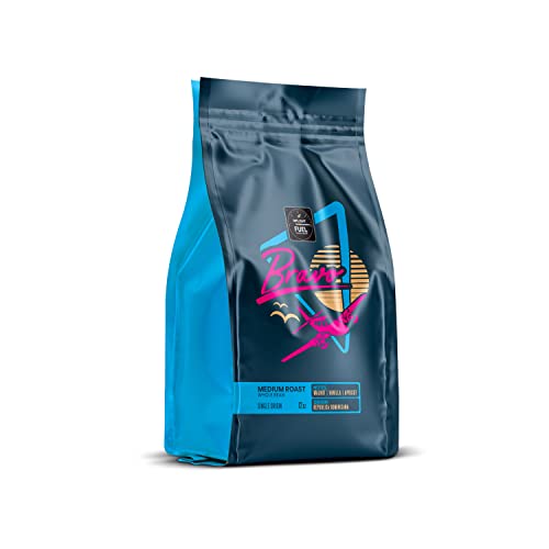 Inflight Fuel Coffee Co. Bravo (Medium) Roast - Freshly Roasted - Whole Bean Coffee- Smooth with Notes of Walnut, Vanilla, and Apricot - Gift for Aviation Lovers - Travel Enthusiasts - Responsibly Sourced