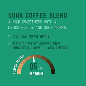 Amazon Brand - Happy Belly Medium Roast Coffee Pods, Kona Blend, Compatible with Keurig 2.0 K-Cup Brewers