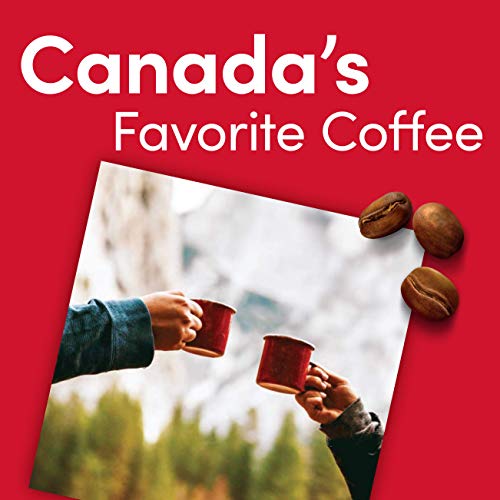 Tim Hortons Original Blend, Medium Roast Ground Coffee, Canada’s Favorite Coffee, Made with 100% Arabica Beans, 48 Ounce Canister