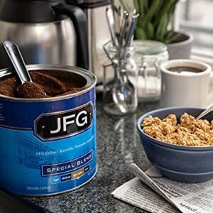 JFG Special Blend Ground Coffee, 30.6 Oz. Canister,Med Dark