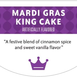 Community Coffee Mardi Gras King Cake Flavored 12 Ounces, Medium Roast Ground Coffee, 12 Ounce Bag (Pack of 1)