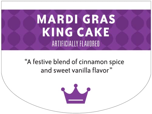 Community Coffee Mardi Gras King Cake Flavored 12 Ounces, Medium Roast Ground Coffee, 12 Ounce Bag (Pack of 1)