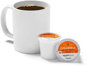 amazonfresh 80 ct. k-cups, colombia medium roast, keurig k-cup brewer compatible