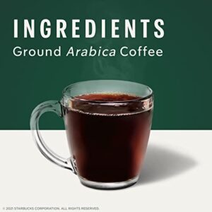 Starbucks French Roast Dark Roast Ground Coffee, 18 Ounce (Pack of 1)