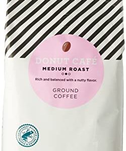 AmazonFresh Donut Cafe Ground Coffee, Medium Roast, 32 Ounce