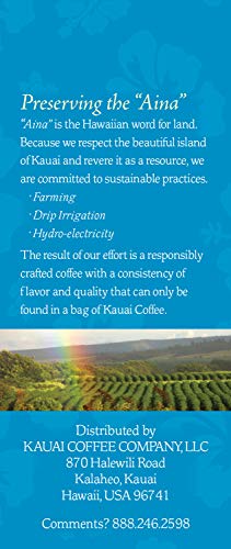 Kauai Hawaiian Ground Coffee, Vanilla Macadamia Nut Flavor - Gourmet Arabica Coffee From Hawaii's Largest Grower, Smooth, Delicious Flavor and Amazing Aroma - 10 Ounce