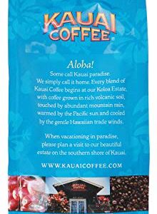 Kauai Hawaiian Ground Coffee, Vanilla Macadamia Nut Flavor - Gourmet Arabica Coffee From Hawaii's Largest Grower, Smooth, Delicious Flavor and Amazing Aroma - 10 Ounce