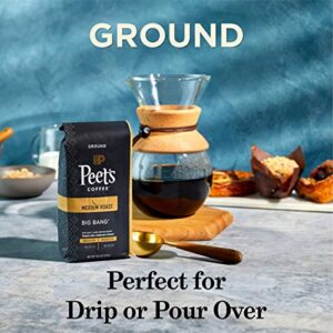 Peet's Coffee, Medium Roast Ground Coffee - Big Bang 10.5 Ounce Bag