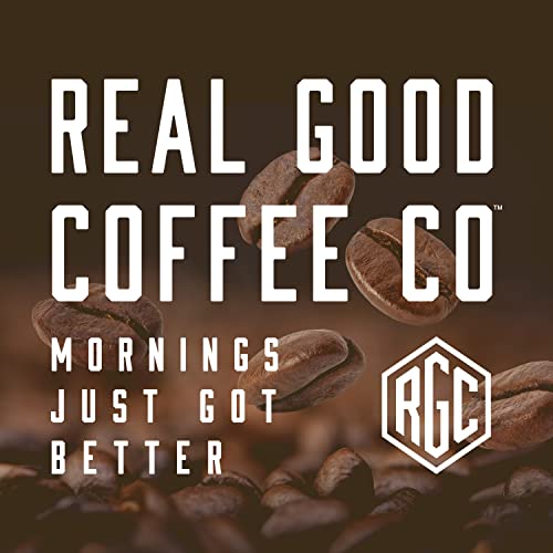 Real Good Coffee Company - Whole Bean Coffee - Breakfast Blend Light Roast Coffee Beans - 2 Pound Bag - 100% Whole Arabica Beans - Grind at Home, Brew How You Like