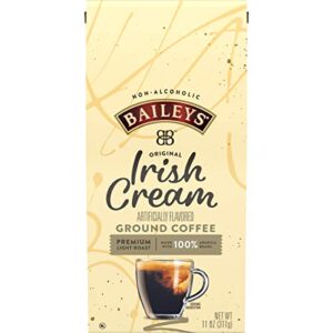 bailey’s non-alcoholic original irish cream flavored ground coffee (11 oz bag)