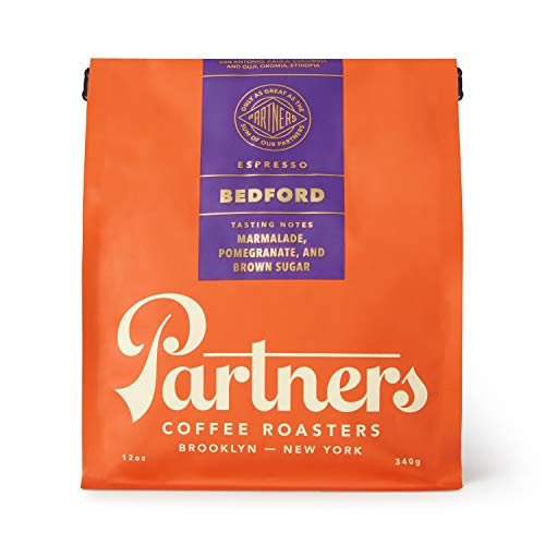 Partners Coffee Roasters, Bedford Blend, Whole Bean Coffee - 12 Ounce - Medium-Dark Roast