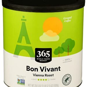 365 by Whole Foods Market, Coffee Bon Vivant Vienna Roast, 28.5 Ounce