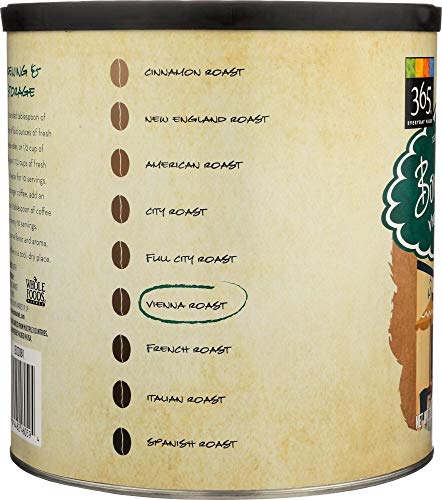 365 by Whole Foods Market, Coffee Bon Vivant Vienna Roast, 28.5 Ounce