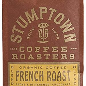 Stumptown Coffee Roasters, Dark Roast Organic Whole Bean Coffee - French Roast 12 Ounce Bag with Flavor Notes of Clove and Bittersweet Chocolate