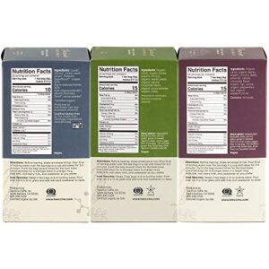 Teeccino Chocolate Lover’s Tea Variety Pack – Dark chocolate, Chocolate, Chocolate Mint – Roasted Herbal Tea That’s Caffeine Free & Prebiotic for Natural Energy, 25 Tea Bags (Pack of 3)