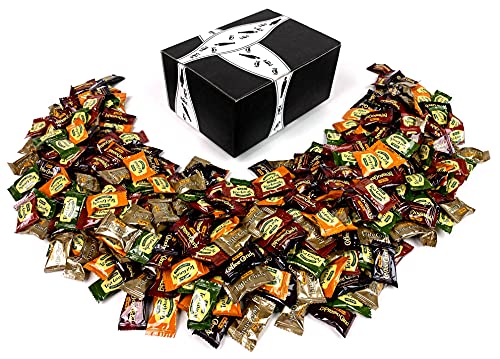 Bali's Best Coffee & Tea Candies 6-Flavor Variety: One 3 lb Assorted Bag of Coffee, Espresso, Latte, Green Tea Latte, Citrus Green Tea, and Classic Iced Tea in a BlackTie Box