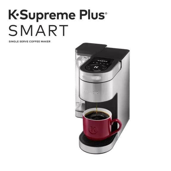 Keurig Supreme Plus Smart Single Serve K-Cup Pod Coffee Maker, 78 oz removable water reservoir, Stainless