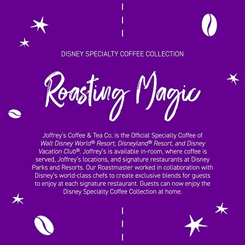 Joffrey's Coffee - Disney Mickey Mouse Cup O’ Gold, Disney Specialty Coffee Collection, Artisan Medium Roast, Arabica Coffee Beans, Sweet, Full-Bodied Flavors, Brew or French Press (Whole Bean, 11oz)