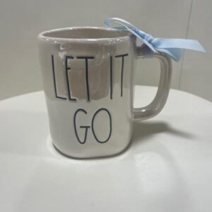 rae dunn frozen let it go christmas ceramic coffee tea mug