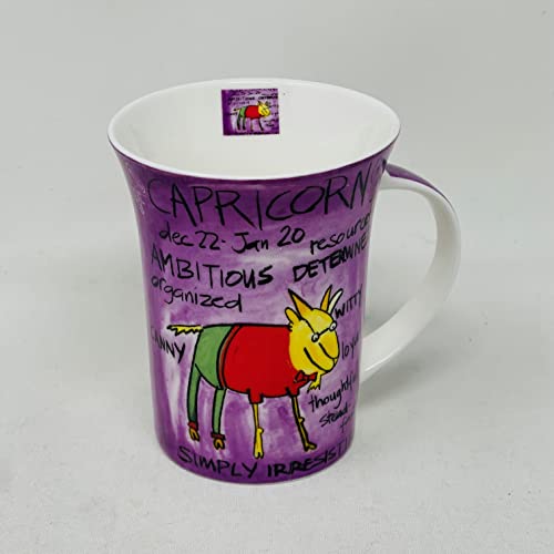 Capricorn Shelena Russell Zodiac Coffee Tea Mug Purple