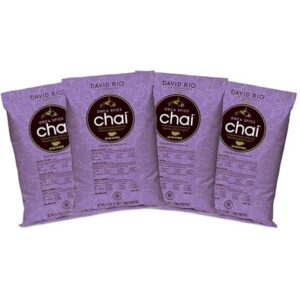 david rio orca spice sugar free chai, 48 ounce (pack of 4)