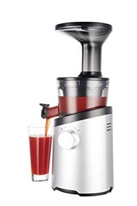 hurom h101 easy clean masticating slow juicer – matte silver