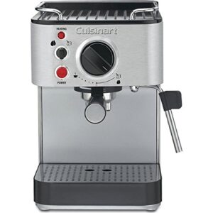 cuisinart em-100 1000-watt 15-bar espresso maker, stainless steel (renewed)