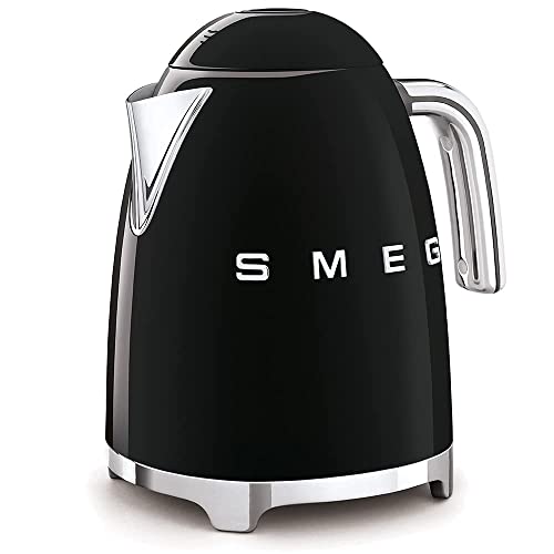 Smeg Black Stainless Steel 50's Retro Electric Kettle