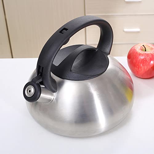 MOUSKE Whistling Tea Kettles - Large Capacity Tea Kettle - Bouilloire Sifflante with Ergonomic Handle for Electric Ceramic Stoves Boil Water and Tea