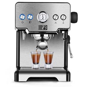 IEASEkfj Espresso Machine Coffee Maker Espresso Maker Semi-Automatic Pump Type Cappuccino Milk Bubble Maker for Home Coffee Machine