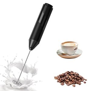 milk frother for coffee, handheld frother electric whisk, milk foamer, mini mixer and coffee blender frother for latte, matcha, cappuccino, hot chocolate, battery operated mini drink mixer