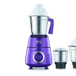 USHA Thunderbolt 800-Watt Copper Motor Mixer Grinder with 3 Jars and 5 Years Motor Warranty with 110V plug usa canada