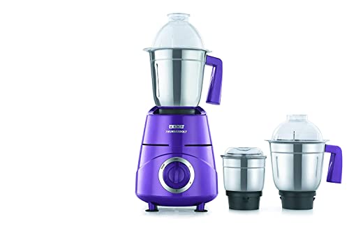 USHA Thunderbolt 800-Watt Copper Motor Mixer Grinder with 3 Jars and 5 Years Motor Warranty with 110V plug usa canada