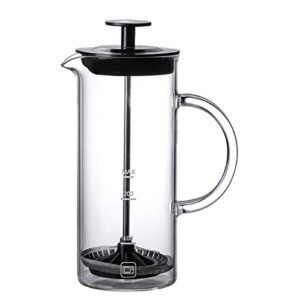 bienka coffee pot replacement milk bubbling machine manual milk frother pot coffee milk bubbling cup portable household milk bubbler cream