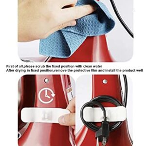 Cord Organizer for Kitchen Appliances 6 Pack Adhesive Cord Winder Wrapper Holder Cable Organizer for Small Home Appliances on Mixer,Blender,Coffee Maker