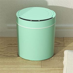 wenlii smart sensor garbage bin kitchen bathroom toilet trash can best automatic induction waterproof bin with lid (color : gray, size : 13l)