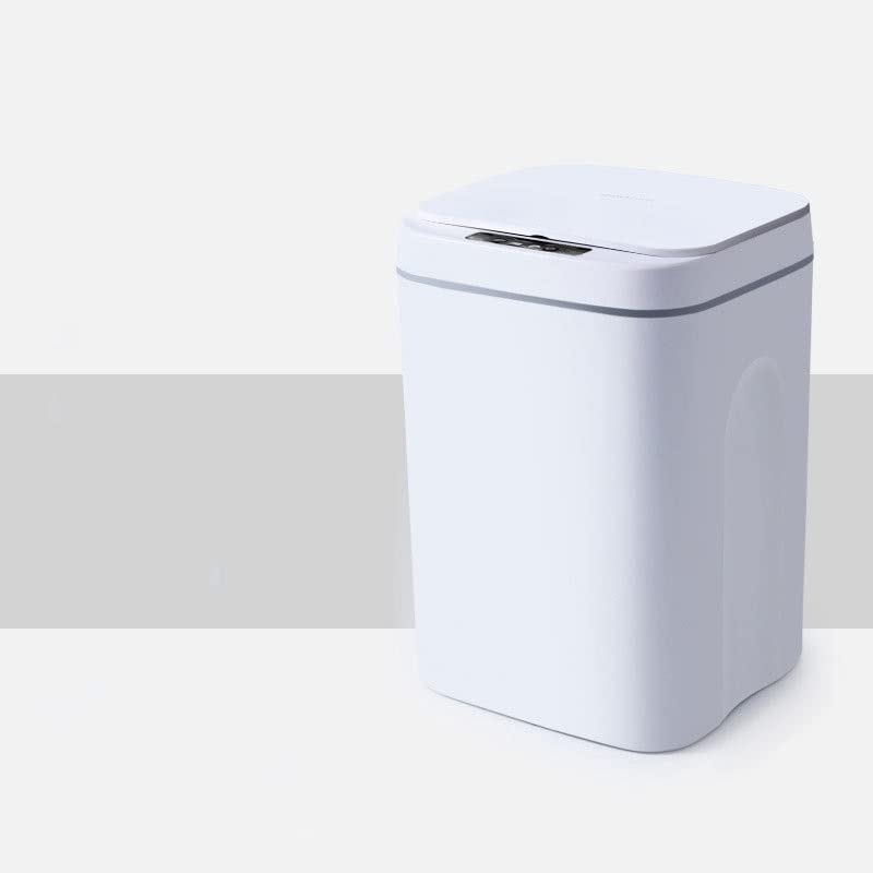 WENLII Induction Automatic Sensing Home Rubbish Can for Bedroom Toilet Kitchen Trash Bin Paper Basket (Color : E, Size : 1)