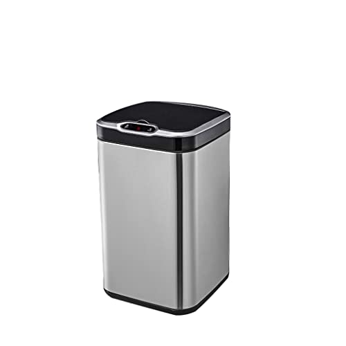 n/a Stainless Steel Big Kitchen Bathroom Trash Can Recycle Storage Waste Bin Bedroom Trash Can Garbage Bin