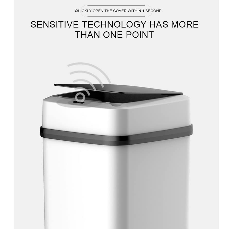 n/a Automatic Touchless Trash Can Smart Sensor Large Automatic Dustbin Home Intelligent Kitchen Rubbish Bins with Lid