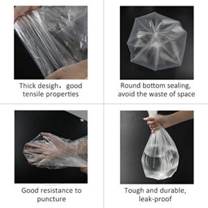 Cand 2.6 Gallon Clear Garbage Bags, Small Trash Bags, 110 Counts