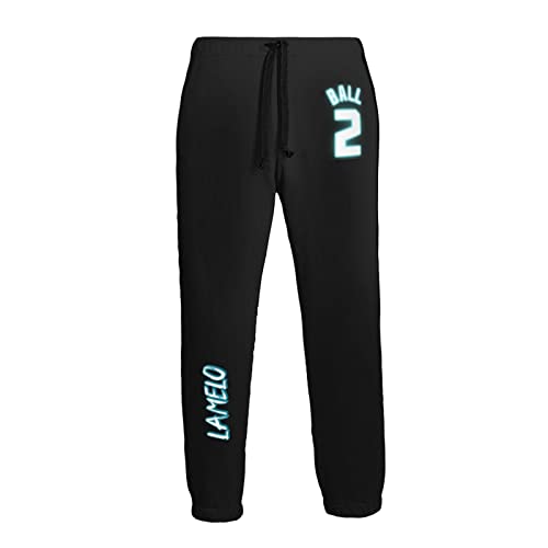 Basketball Star Hornets Lamelo_Ball-#2 Gost Man's Pants Slacks Single Side Print Personalized Fashion Slacks