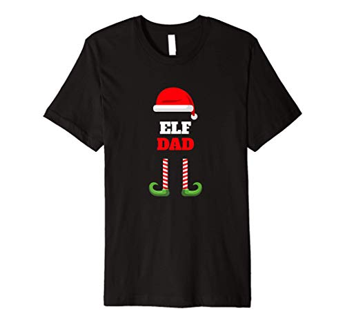 Elf Dad | Dad Stocking Stuffer | Family Christmas Elf Premium T-Shirt