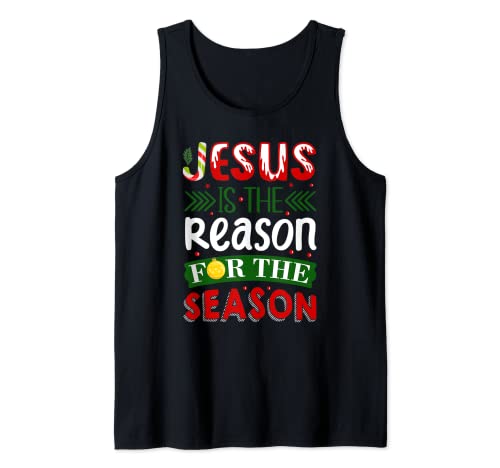 Christian Jesus The Reason Christmas Stocking Stuffer Gifts Tank Top