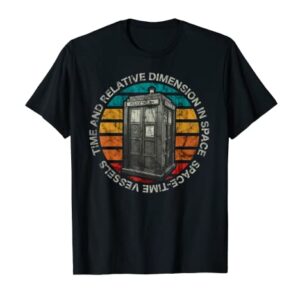 Retro Time And Relative Dimension In Space Vintage T-Shirt