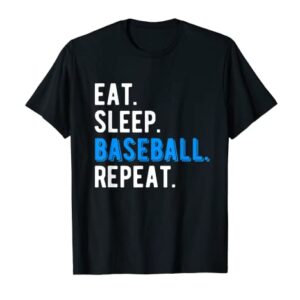 Eat Sleep Baseball Cool Player Coach Fan Cool Funny T-Shirt